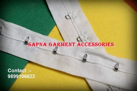 Cotton Bra Hook And Eye Tape Packaging Type 50 Yards Per Roll At Best
