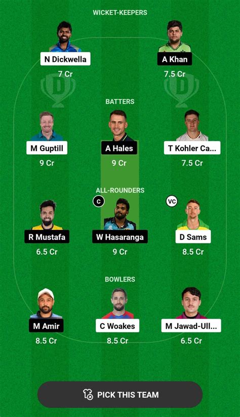 Sjh Vs Vip Dream11 Prediction Top Fantasy Picks
