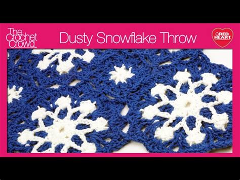 Free Dusty Snowflake Throw Crochet Pattern Crochet Swirl Afghan The