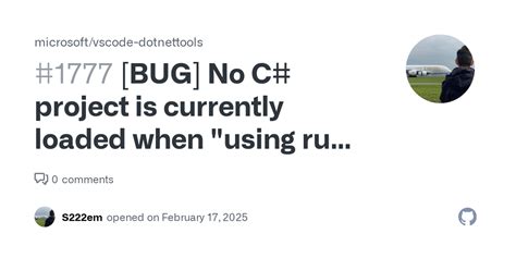 BUG No C Project Is Currently Loaded When Using Run Project Associated With This File With