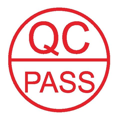 Rebuy1 Qa Qc Inspection Stamp Carimbo De Inspeção De Qualidade Gravado Auto Impresso Iqc Fqc