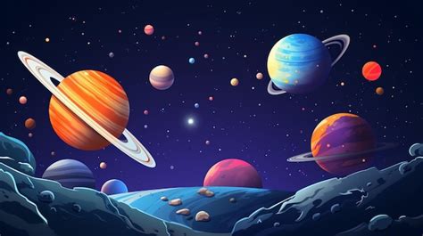 Premium Vector The Planets Of Our Solar System