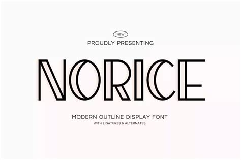 Norice Thin Modern Simple Font Design Shack Norice Thin Modern Simple Font Design Shack