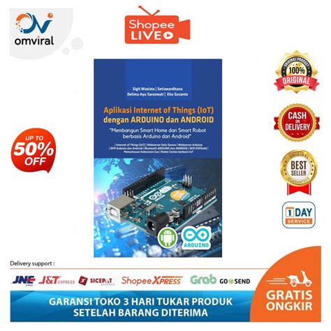 jual buku aplikasi internet of things dengan arduino dan android