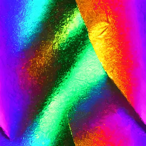 Rainbow Foil Holographic Pattern · Creative Fabrica