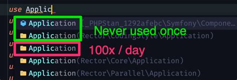 how do i get some intelligence with namespace autocomplete it ranks