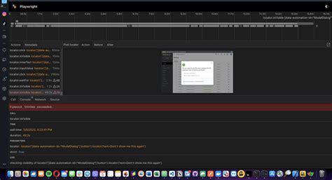 Bug Chromium Locatorisvisible Throws Timeout Exceeded Exception