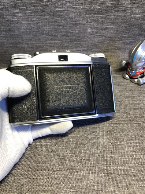 Agfa爱克发solinette 135胶卷胶片菲林中古复古折叠皮腔金属定焦 Lcztkj