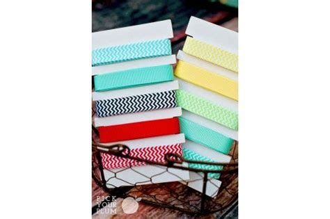 PickYourPlum Naked Wood Frames Chevron Solid Ribbon Metal Ornaments
