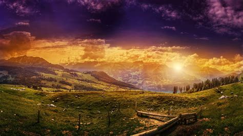 Countryside Lake Lucerne Switzerland Uhd 4k Wallpaper Pixelzcc