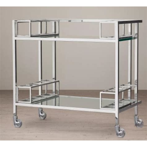 Restoration Hardware Bar Cart Aptdeco