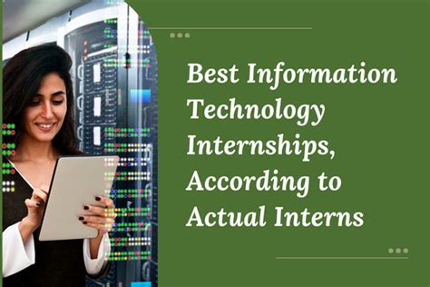 Best Information Technology Internships According To Actual Interns