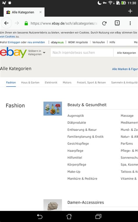 ebay de site is not usable · issue 8418 · webcompat web bugs
