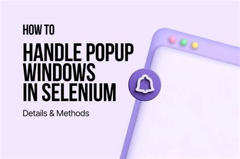 Aleksandr Ivanov On Linkedin How To Handle Popup Windows In Selenium