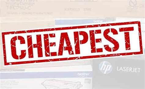 Uncovering the Laser Printer with the Least Expensive Toner - Drumcartridge