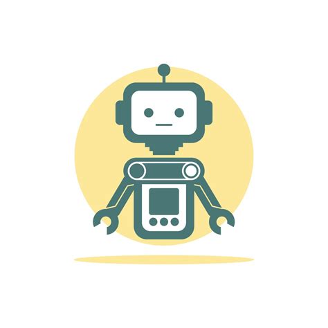 Metal Robot Flat Illustration Vector Image 2203436 Vector Art At Vecteezy