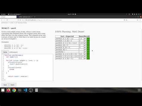 Codingjs Codingbat Array Post Javascript Solution Youtube
