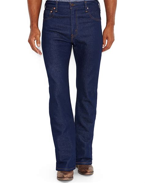 Levis Mens 517 Bootcut Mid Rise Regular Fit Boot Cut Jeans Indigo Flex