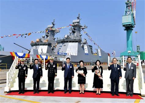 Hhi Launches Fourth Daegu Class Ffx Batch Ii Frigate For Rok Navy