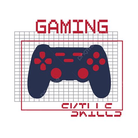 게임 티셔츠 디자인 벡터 일러스트 레이 션 투명 배경에 고립 게임용 티셔츠 게임 콘솔 엄청난 Png 일러스트 및 벡터 에