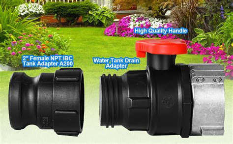 75mm Ibc Tote Tank Adapter Ball Valve 295 Coarse Thread
