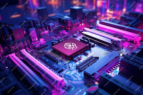 Premium Psd Mother Board Logo Mockup Circuit Board Mockup Electronic Board Mockup Processor Mockup