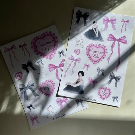 Karina Sticker Sheets Etsy