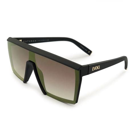 Óculos Evoke Futurah A04t Black Matte Gold Back Wash