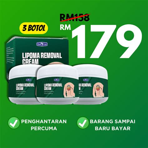 3 Botol Lipoma Cream Lipoma Hq