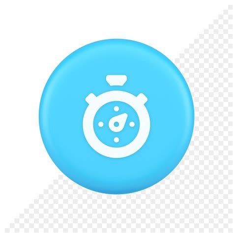 Temporizador de botão do cronômetro contagem de tempo interface do