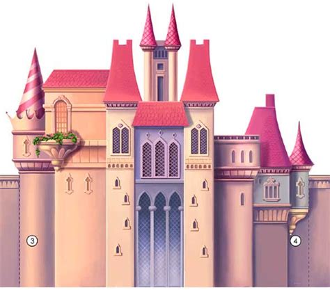 10 Castillos De Princesas Recortables Para Imprimir Y Jugar Pintando