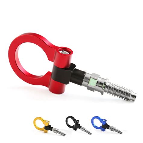 Allomn Car Tow Hook Racing Sports Track Racing Style Towing Aluminum