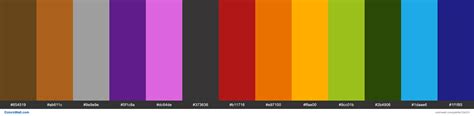 Dnd Class Colors Colors Palette Colorswall