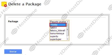 Eliminar Un Paquete De Usuario Desde El Panel Whm Blog De Ayuda