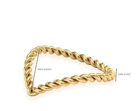 Twist Rope Var Ring Measurement Soulset Jewelry
