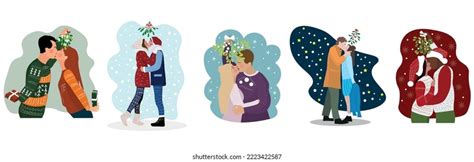 Kiss Under Mistletoe Over 530 Royalty Free Licensable Stock