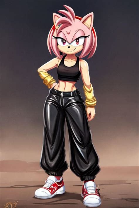 Amy Rose In Her Gym Outfit By Shantae340 On Deviantart