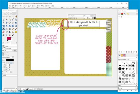My 3 Monsters How To Add Text To An Image Using Gimp