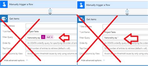How To Check Null Value In Odata Filter Of Get Items Action In Flow