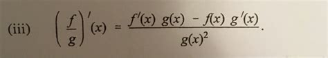 solved prove i ii and iii using real analysis