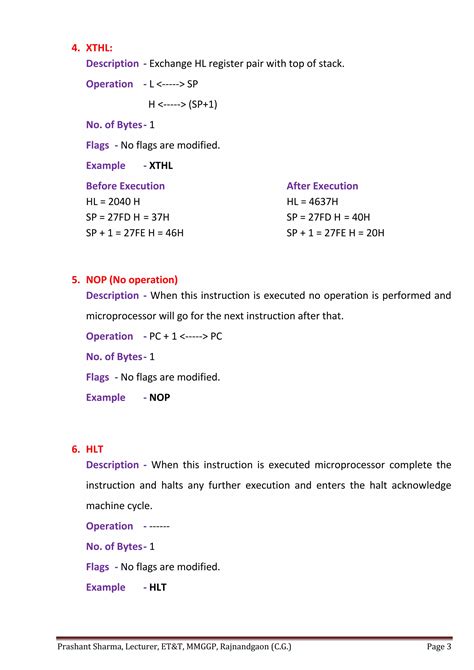8085 Stack And Machine Control Instruction Pdf
