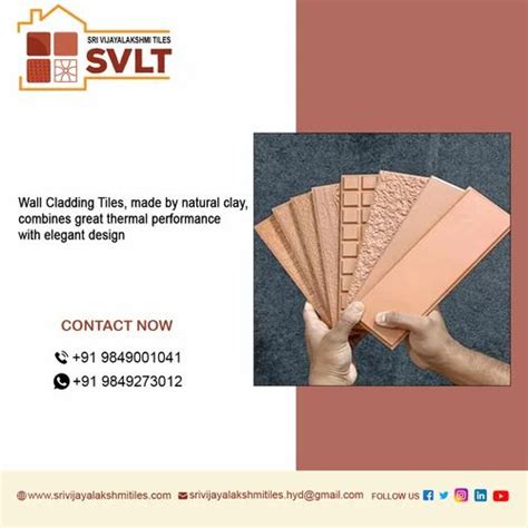 Wall Cladding Tiles Square Flooring Clay Tile Manufacturer From Hyderabad