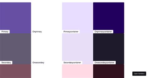 Algorithmic Colors Codesandbox