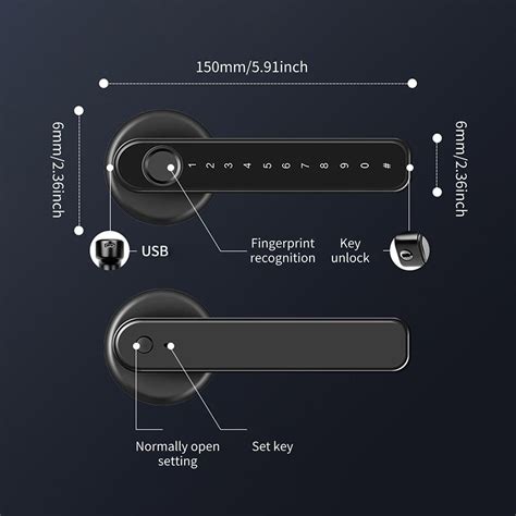 Smart Fingerprint Keypad Door Lock Fingerprint Door Lock Keypad Door Locks Digital Door Lock