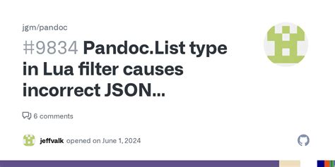 Pandoclist Type In Lua Filter Causes Incorrect Json Encoding · Issue