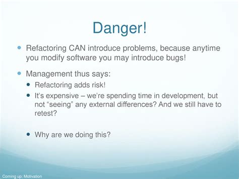 refactoring and code smells ppt download