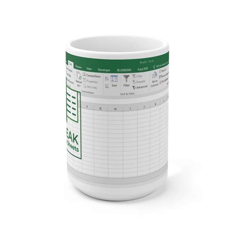 Ceramic Mug Ms Excel Freak In The Sheets Perfect T For