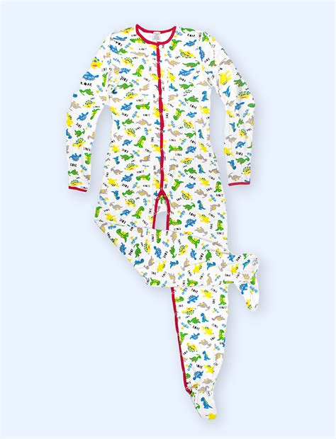 Jammies Rearz Dino Footed Pyjamas Diaper Minister