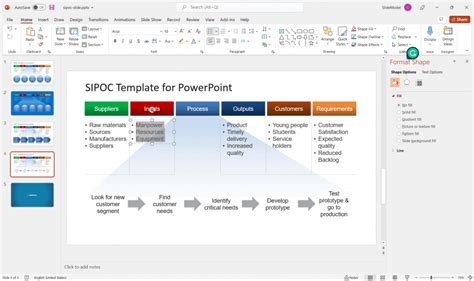 Editing Sipoc Diagram Design Powerpoint SlideModel