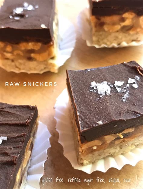 Gluten Free And Raw Vegan Snickers Bars The Vegan Atlas
